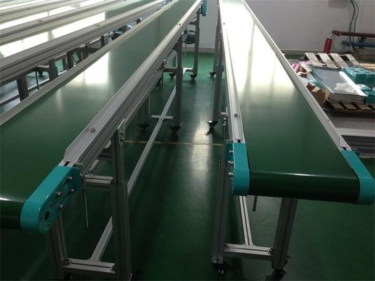 Static Free Flat Belt Conveyor Rating Temperature From -10℃~+80℃