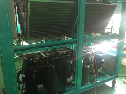 20HP Tube In Shell Evapurator Industrial Water Cooled Chiller Microcomputer Controlling