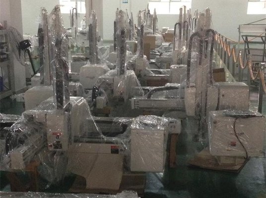 Single Axis AC Servo Pick / Place Industrial Robotic Arm With PLC Control System