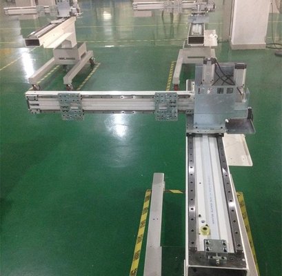 Single Axis AC Servo Pick / Place Industrial Robotic Arm With PLC Control System
