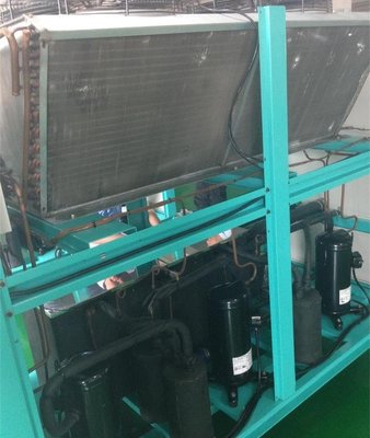 7800~128570 Kcal / hr Spiral Air Chiller Cooling Capacity Temp. Range From 5~35℃
