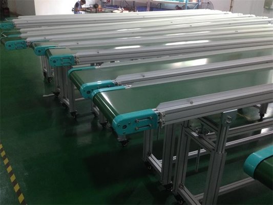 Automatic Oil Proof PVC Conveyor Belts For Production Line 0 ~ 6m/min