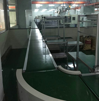 Adjustable Speed Slope PVC Belt Conveyor , Light Material Handling Conveyors
