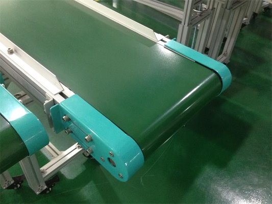 Slope PVC Belt Conveyor With Alumimum Frame