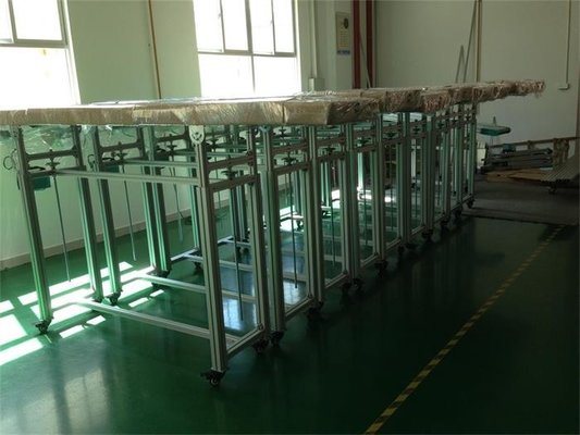 90W Speed Adjustable PVC Belt Conveyor 220V AC 1P/PE 50Hz 2m Length