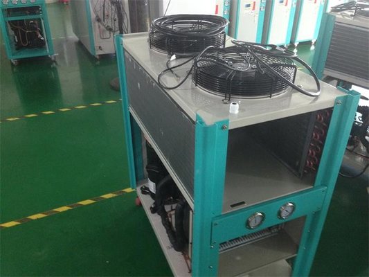 Low Noise Industrial Water Chiller , Portable 15 HP Air Cooled Water Chillers