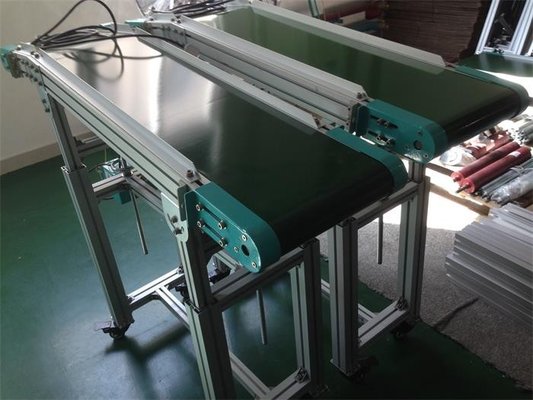 Static Free Flat Belt Conveyor Rating Temperature From -10℃~+80℃
