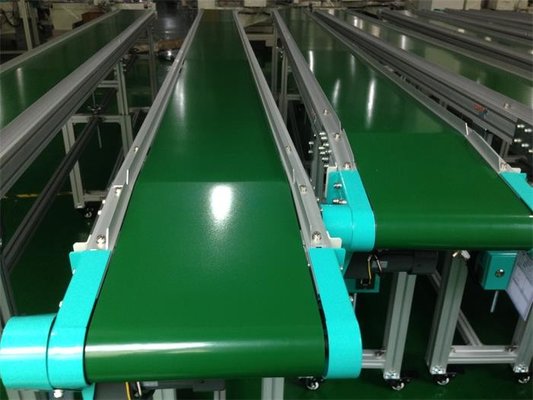 Customized Assembly Line Production PVC Belt Conveyor Handling 0.3m Width
