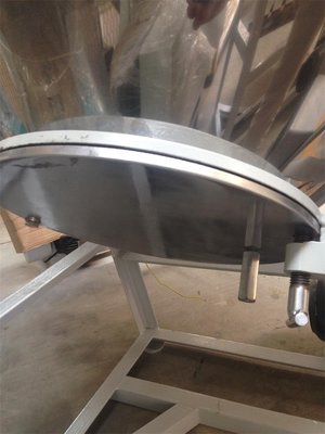 Stainless Steel Barrel Rotatable Plastic Mixing Machine Fully Hermetic Design