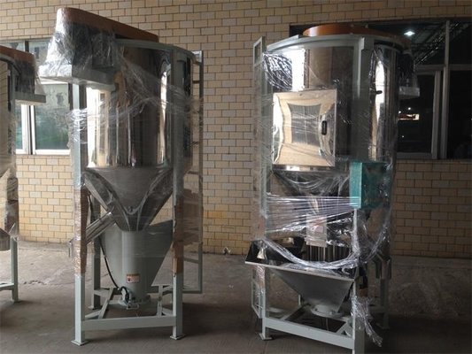 Stainless Steel Barrel industrial Mixer Machine Vertical Paddles With Speed Reduce Motor