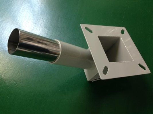 Stainless Steel Pipe Vacuum Suction Device Connectiong With Hopper Dryer Feeding