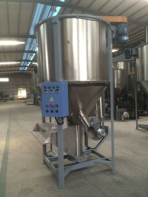 500KG Plastic Mixing Machine With Hot Air Blower Drying Mixture Granules