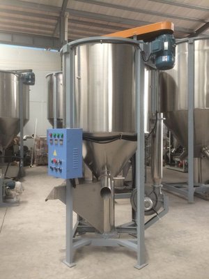 500KG Plastic Mixing Machine With Hot Air Blower Drying Mixture Granules