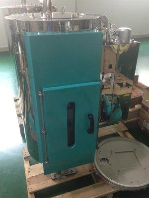 Stainless Steel Double Layers Hopper Plastic Dewatering Machine / Granules Drying Machine