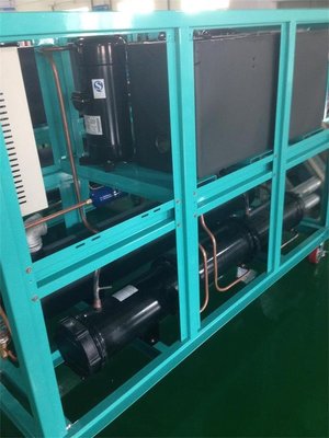50HP Tube-in-shell Industrial Water Chiller With 80L Water Tank Capacity