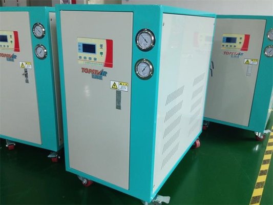 Shell / Tube Water Cooled Industrial Water Chiller With 10 HP Compressor