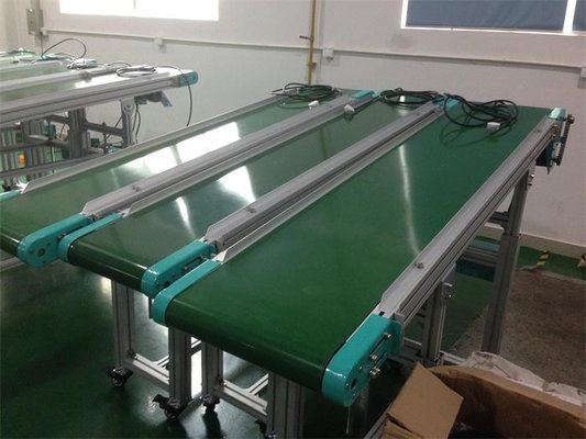 Customized Assembly Line Production PVC Belt Conveyor Handling 0.3m Width