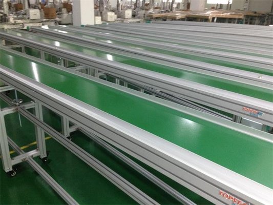 Slope PVC Belt Conveyor With Alumimum Frame