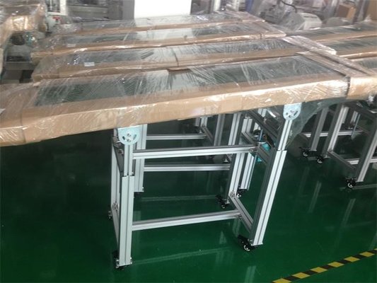 Product Delivery Inclined Belt Conveyor Modular Skid Resistance