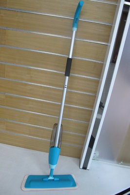 Semi - translucent / Pure White Microfiber Dust Mop With Aluminum Handle
