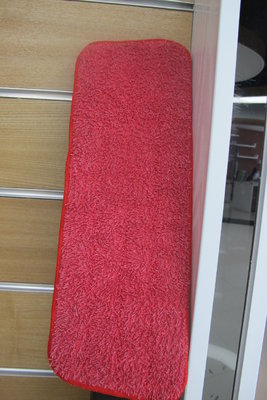 Semi - translucent / Pure White Microfiber Dust Mop With Aluminum Handle