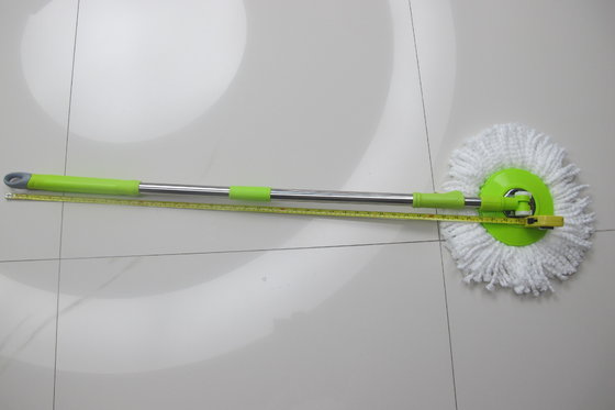 Light weight 360 Spin Mops Spin Dry Bucket , Removable Stainless steel handle