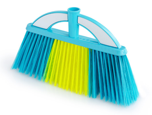 Flexible Bristles Long Lasting Fibers Household Broom Large Straight Broom