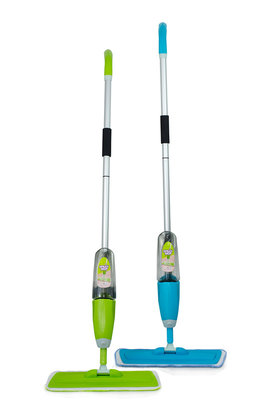 Green Spray Flat Microfiber Dust Mop For Home Hardwood Floor 600 ml