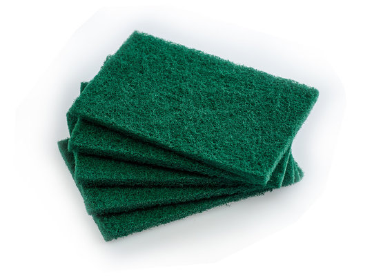 Light Duty General Plastic Brush Pad 4.5 " Length x 3 " Width Green