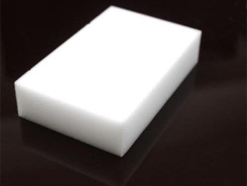 White ECO Friendly Sponges , Magic Cleaning Scouring Pads For Dishes