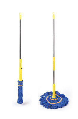 360 Looped End Clean Twist Mop with Microfiber / Yellow holder