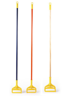 Frosted Fiberglass handle Plastic Mop Clip Slick with Big Hook