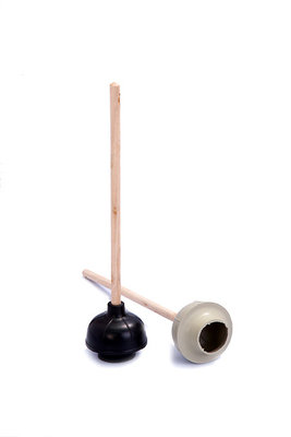 Black Heavy Duty Rubber Toilet Plunger / household cleaning products