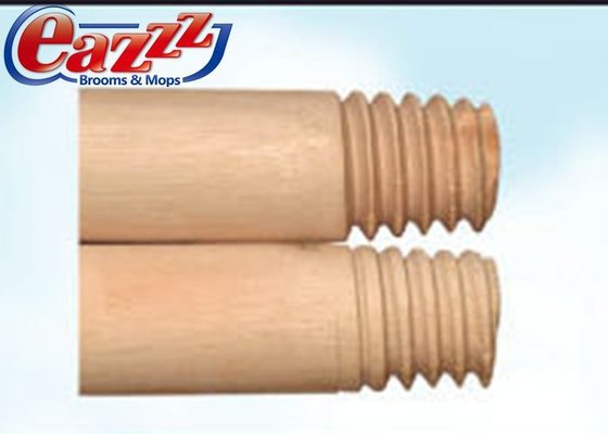 Varnish Wooden Broom Handles Domed End with small hook on top