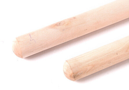 High density Italian Thread Natural Wooden Handle / dustpan handle