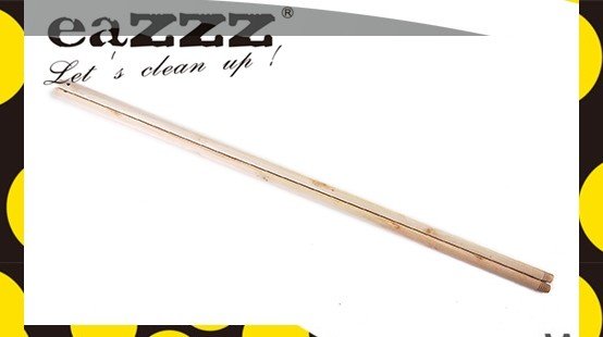 Varnish Wooden Broom Handles Domed End with small hook on top