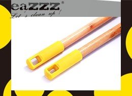 Smart Varnished Wooden handle Mop Clip / heavy duty mop holder