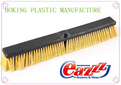 Heavy Duty Industrial Push Brooms 45cm with Metal Handle / American thread