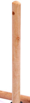 Eco - friendly  Round Hook Broom Handles / wooden tool handles