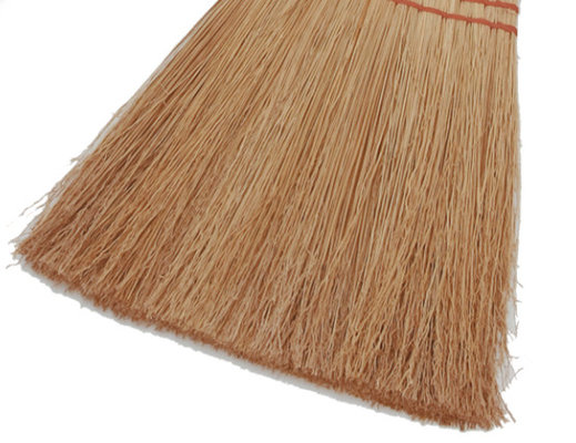 Triangle Household Corn Broom with Metal Handle Excellent Garden Broom