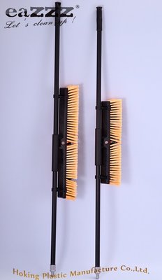 60cm Long Metal Handle Industrial Push Brooms for Heavy Duty Cleaning