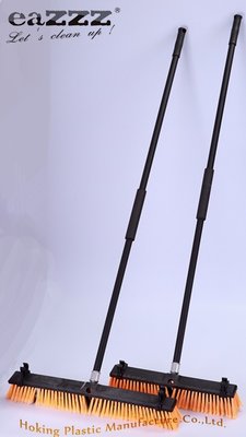 60cm Long Metal Handle Industrial Push Brooms for Heavy Duty Cleaning