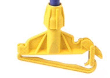Yellow PP Flexible structure Mop Clip Holder Refill without handle