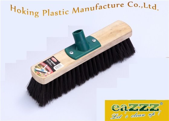 Soft Bristle Sweeping Broom with PP Screw ,  30cm Wooden Block