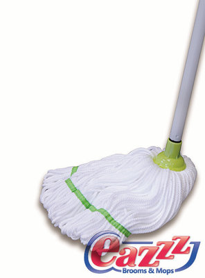 Washes easily and dry faster microfiber dust mop with metal handle