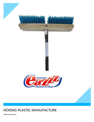 30cm Wood Size Sweeping Broom Double Screw with Stiff Bristle