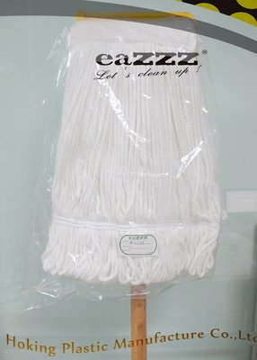 OEM / ODM Natural Color Cotton Wet Floor Mops Dust Mop Heads