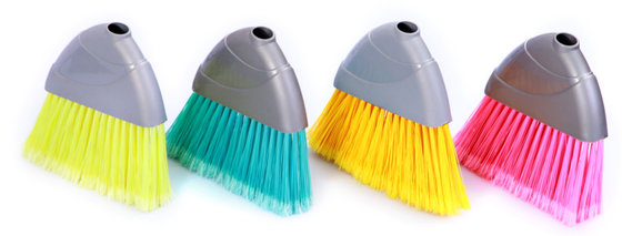 Grey Angle PP Plastic Brooms Head / Sweeping Broom for Floor
