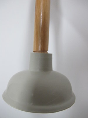 29cm Wooden Handle Rubber Toilet Plunger / Lavabo bathroom toilet plunger