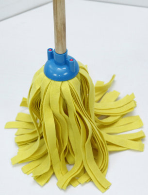 200g Span Lace Wooden Handle cleaning mops for  Floor / kitchen